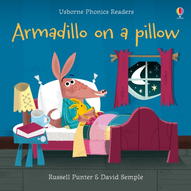 Armadillo on a pillow by Russell Punter | Shakespeare & Company