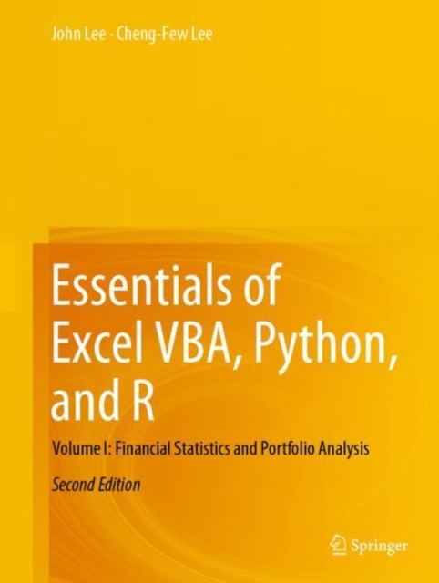 Essentials Of Excel Vba Python And R By Cheng Few Lee John Lee 5148